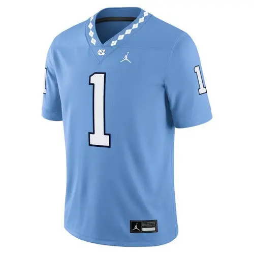 JORDAN BRAND North Carolina Tar Heels #1 Game Jersey - Blue