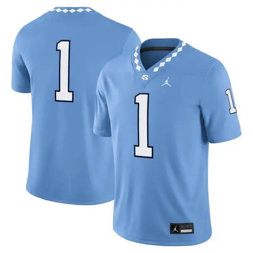 JORDAN BRAND North Carolina Tar Heels #1 Game Jersey - Blue