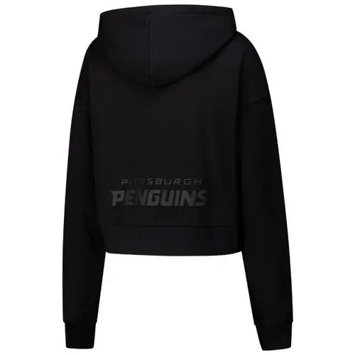 PRO STANDARD Pittsburgh Penguins Jewels Cropped Pullover Hoodie