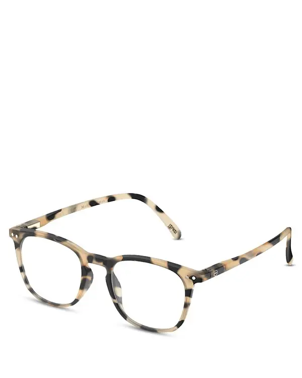 IZIPIZI Collection #e Square Reading Glasses, 47mm - Light Tortoise