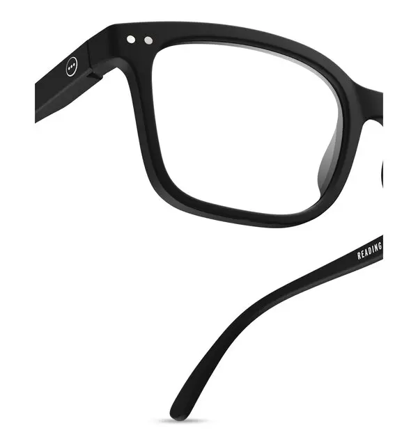 IZIPIZI L Square Reading Glasses - Black