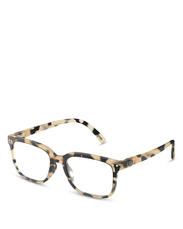 IZIPIZI L Square Reading Glasses - Light Tortoise
