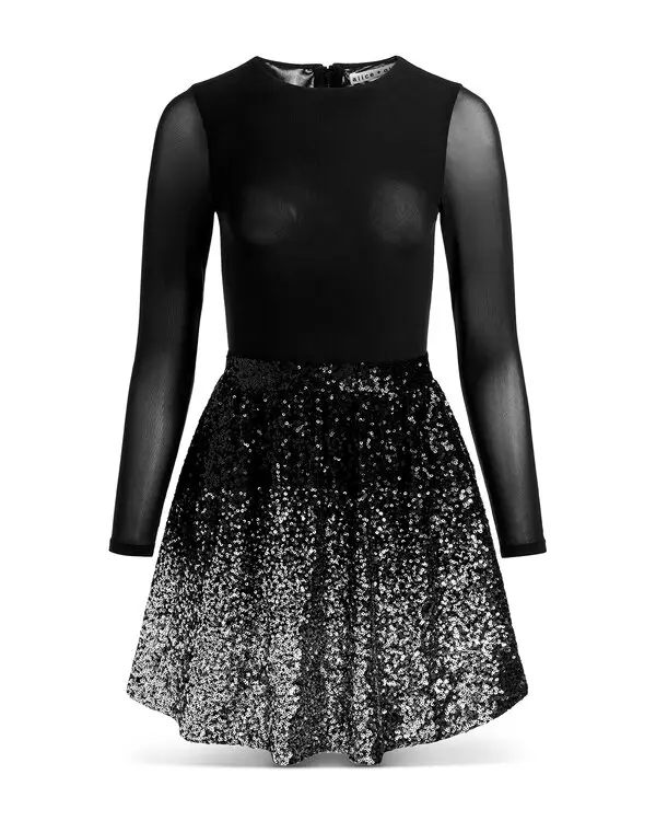 Alice + Olivia Chara Embellished Dress