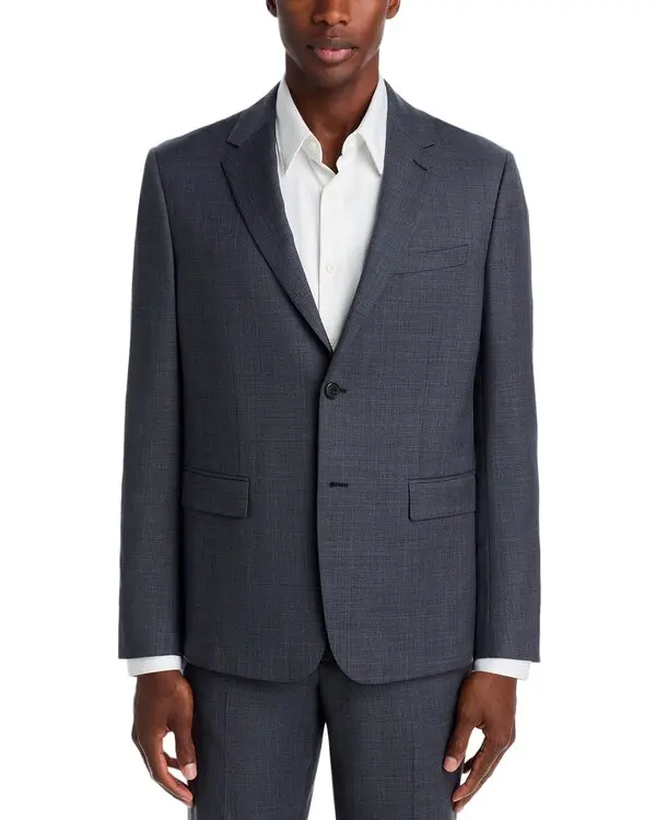 Theory Chambers Sharkskin Slim Fit Suit Jacket - Charcoal Multi