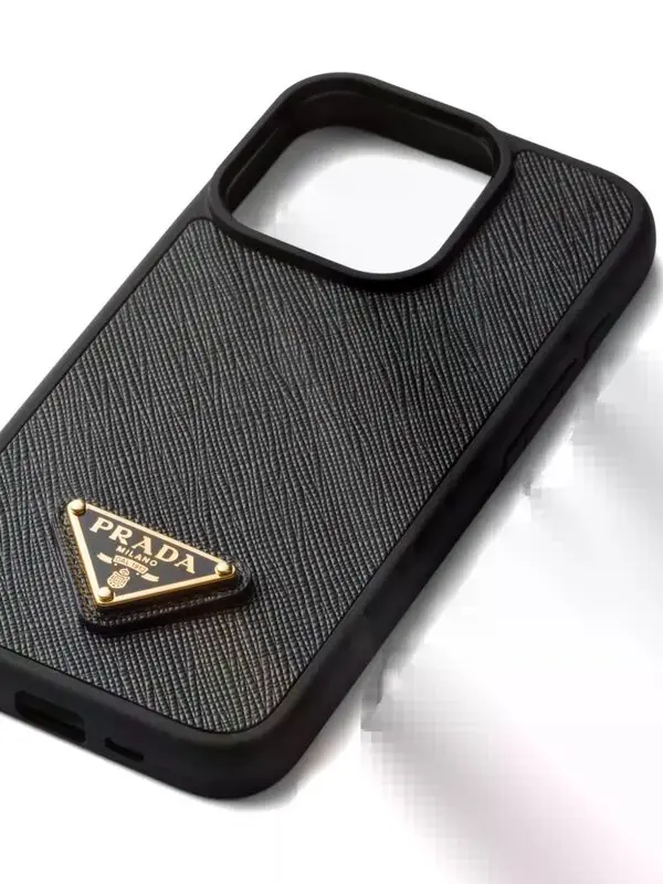 Prada Triangle-logo Iphone 15 Pro Case