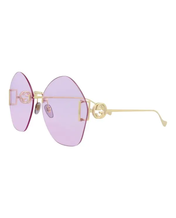 Gucci Round Oval Sunglasses