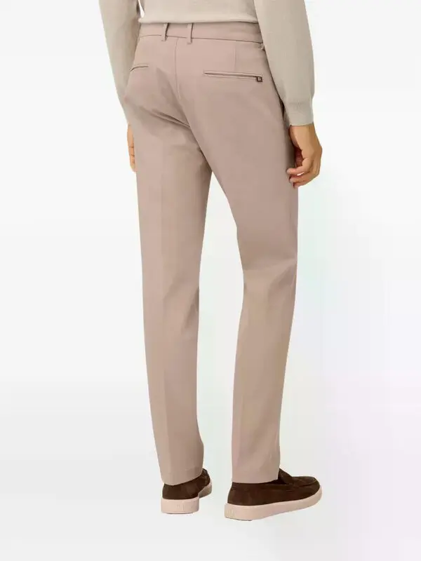 Boggi Milano Pleated Straight Leg Trousers