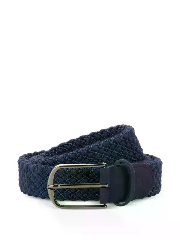 Boggi Milano Woven Belt - Blue