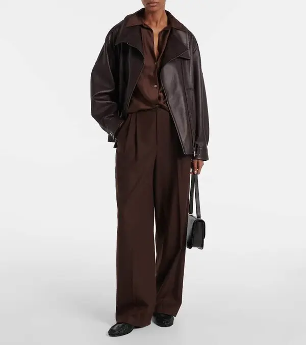 Vince Silk Shirt - Brown
