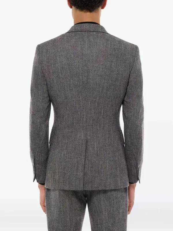FURSAC Herringbone Blazer - Grey