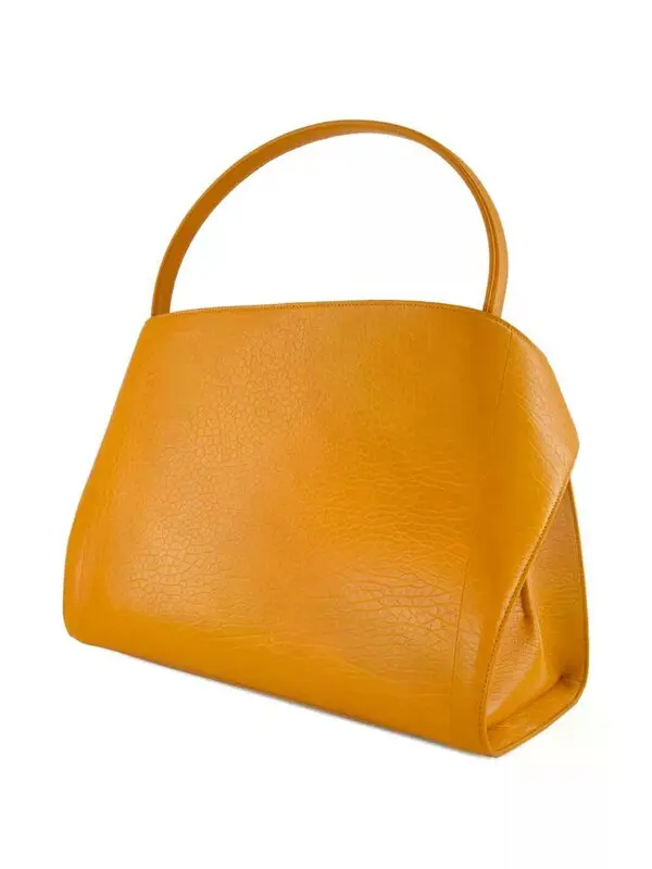 FERRAGAMO Medium Hug Maxi-grain Leather Shoulder Bag - Orange
