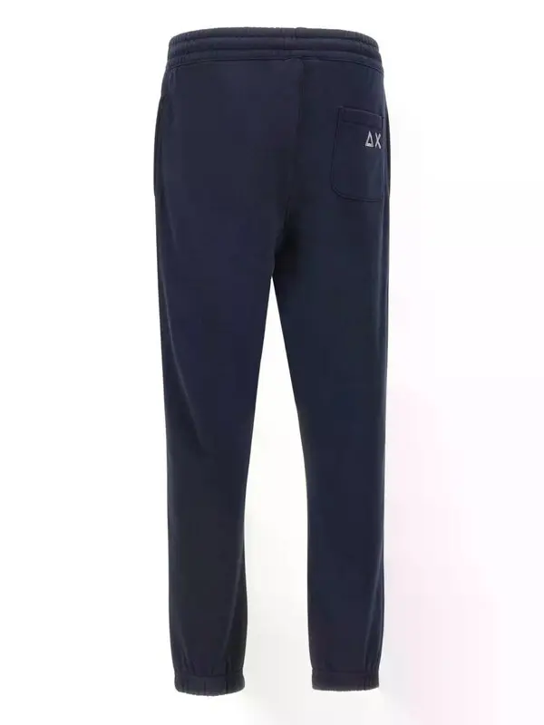 SUN 68 Drawstring Cuffed Track Pants - Blue