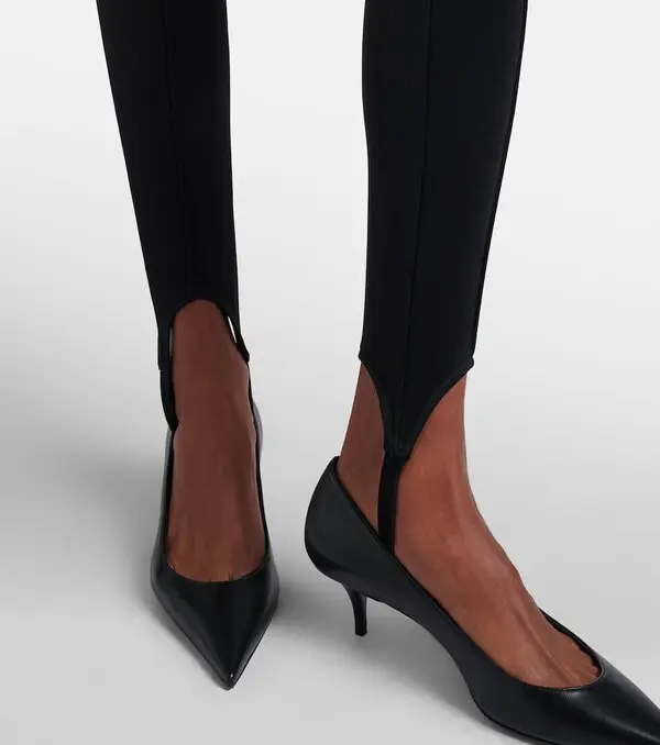 THE FRANKIE SHOP Caserta High-rise Stirrup Leggings - Black
