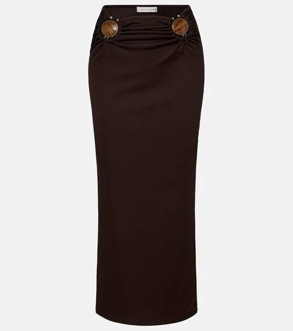 Christopher Esber Gathered Maxi Skirt