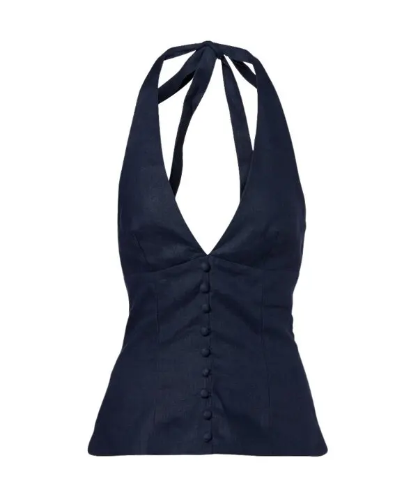 Faithfull The Brand Marie Linen Vest