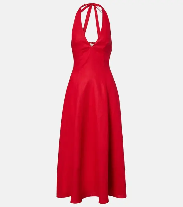 mallorie halter mini dress Mallorie Halter Mini Dress | White | Womens main image 1