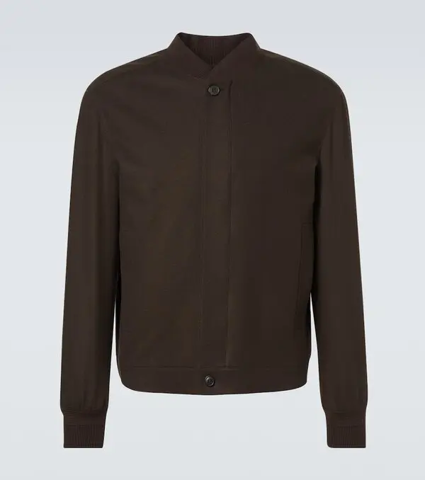 Zegna Elements Cashmere Jacket - Brown