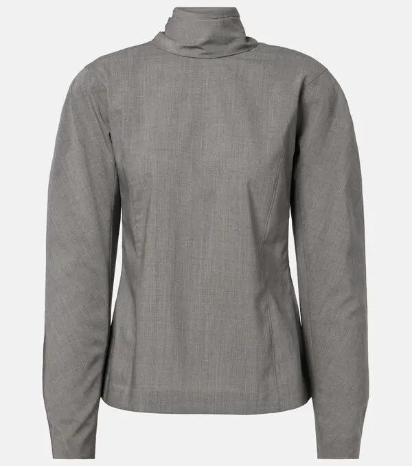Jacquemus Wool Blouse - Grey