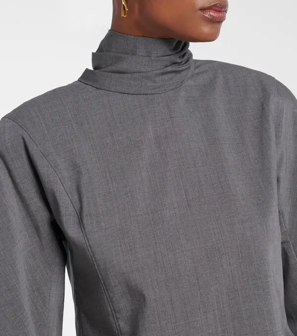 Jacquemus Wool Blouse - Grey