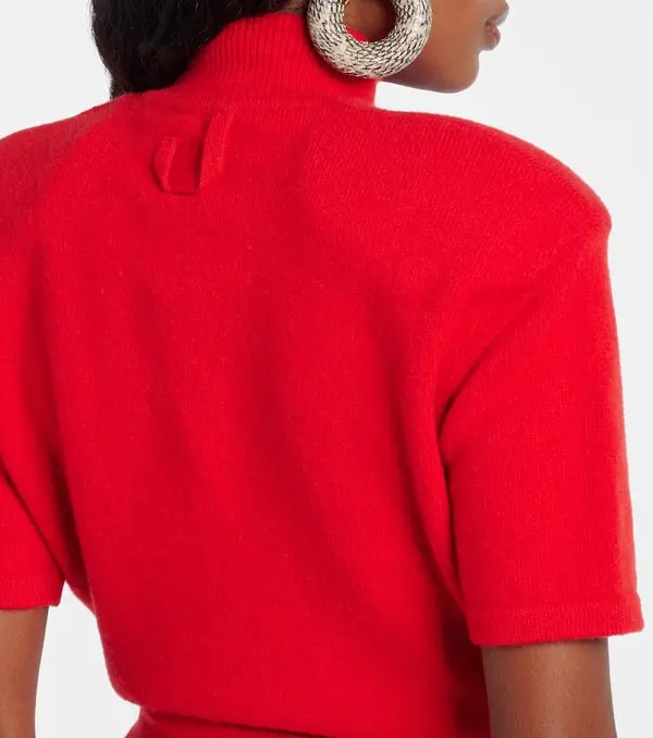 Jacquemus Knitted Wool And Cashmere Minidress