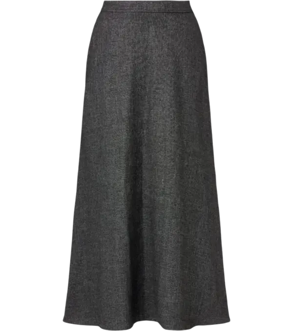 Vince Jaspé Midi Skirt - Grey
