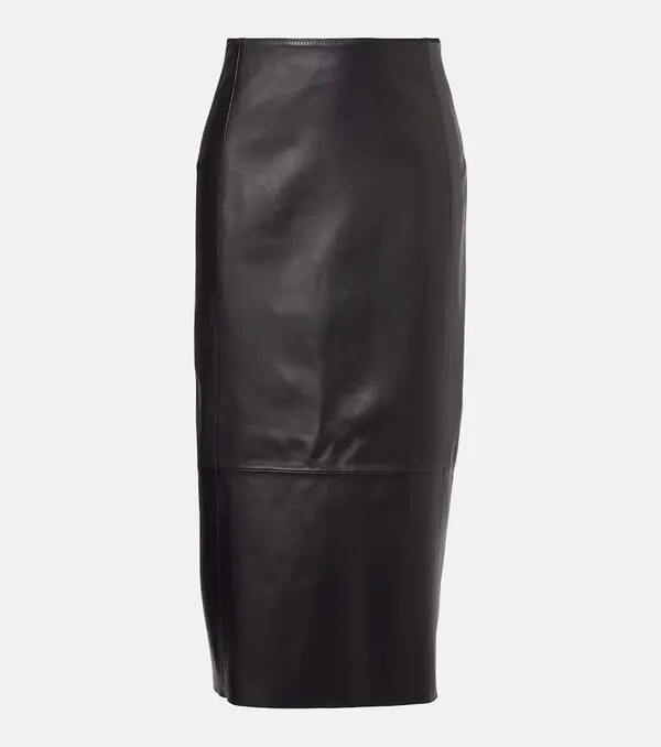 Vince Leather Pencil Skirt