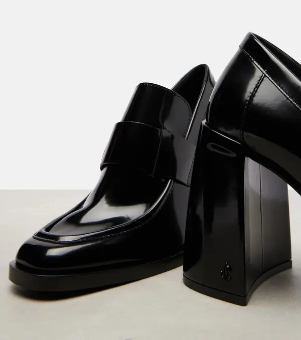 JIMMY CHOO Tylor 95 Leather Pumps