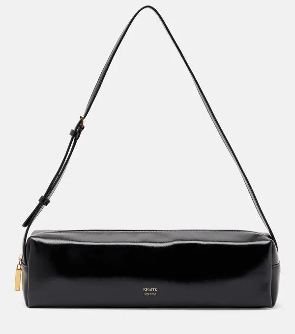 Khaite Kye Micro Leather Shoulder Bag - Black