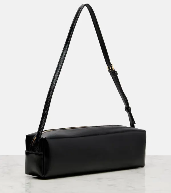 Khaite Kye Micro Leather Shoulder Bag - Black