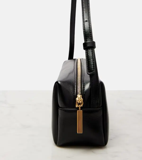 Khaite Kye Micro Leather Shoulder Bag - Black