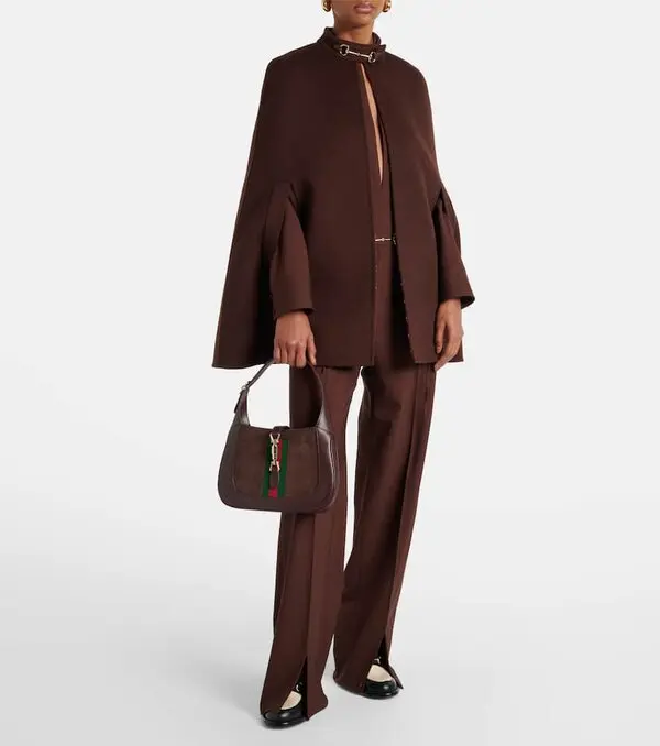 Gucci Horsebit Wool Cape