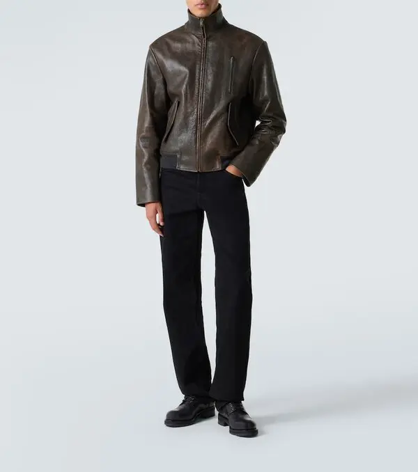 THE ROW Akia Leather Jacket