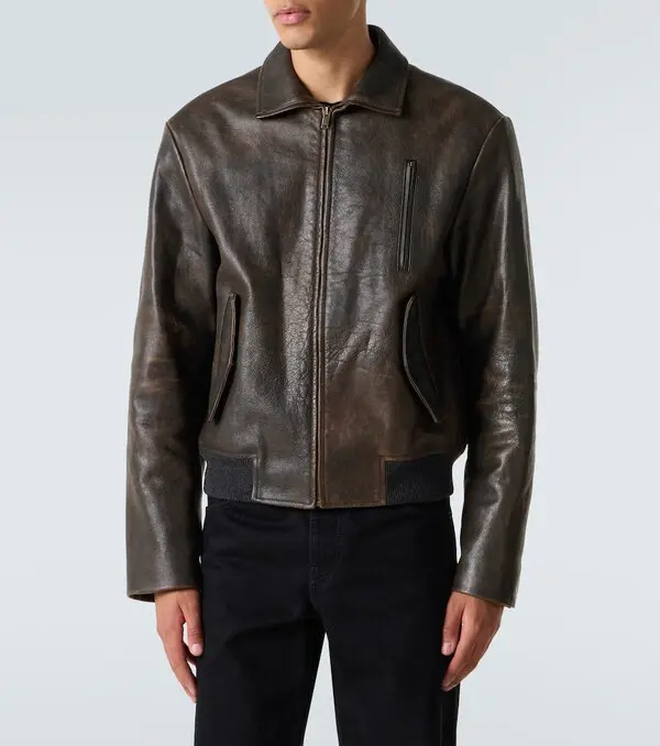 THE ROW Akia Leather Jacket