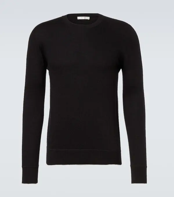 THE ROW Dioniso Cashmere Sweater - Black