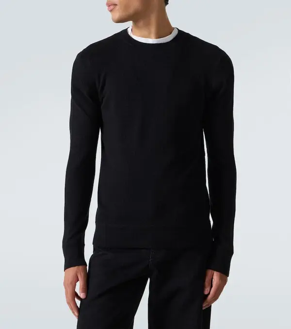 THE ROW Dioniso Cashmere Sweater - Black