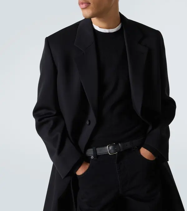 THE ROW Dioniso Cashmere Sweater - Black