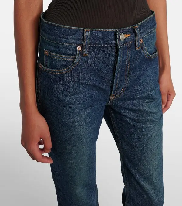 Saint Laurent Mid-rise Bootcut Jeans