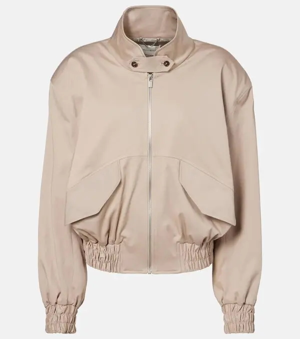 Magda Butrym Wool And Silk Bomber Jacket