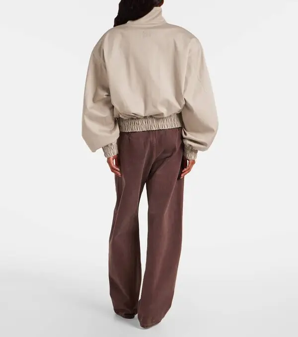 Magda Butrym Wool And Silk Bomber Jacket