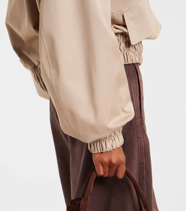Magda Butrym Wool And Silk Bomber Jacket