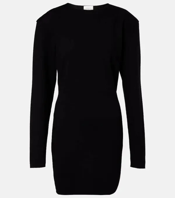 Saint Laurent Wool-blend Minidress