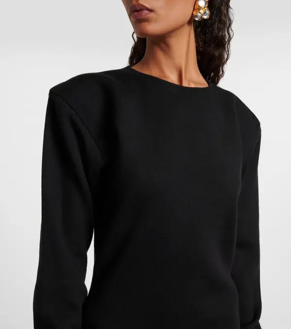 Saint Laurent Wool-blend Minidress