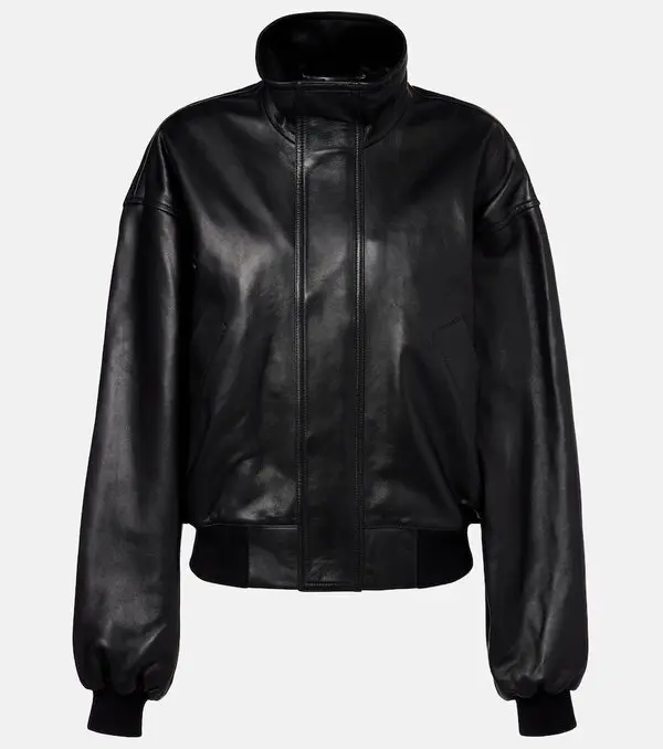 Balenciaga Leather Blouson - Black