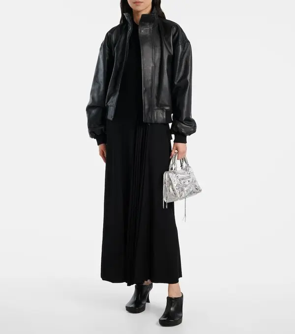 Balenciaga Leather Blouson - Black
