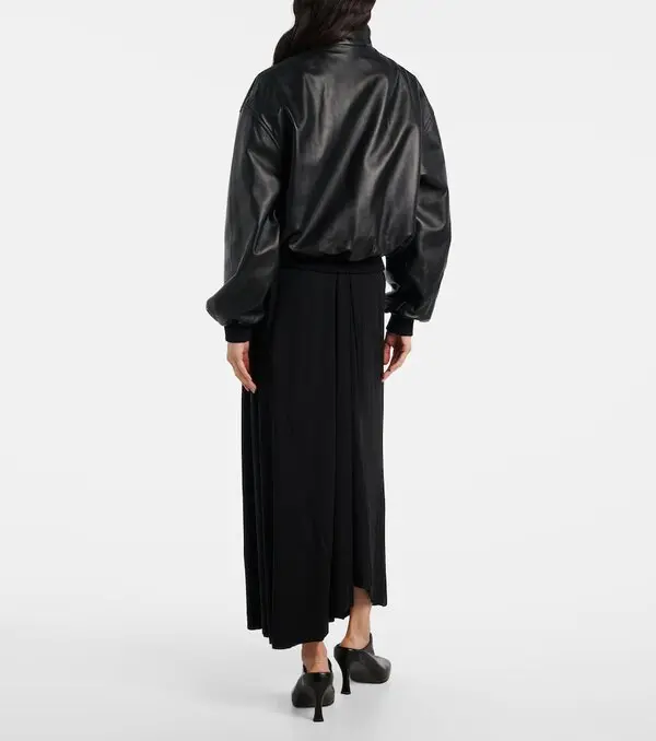 Balenciaga Leather Blouson - Black