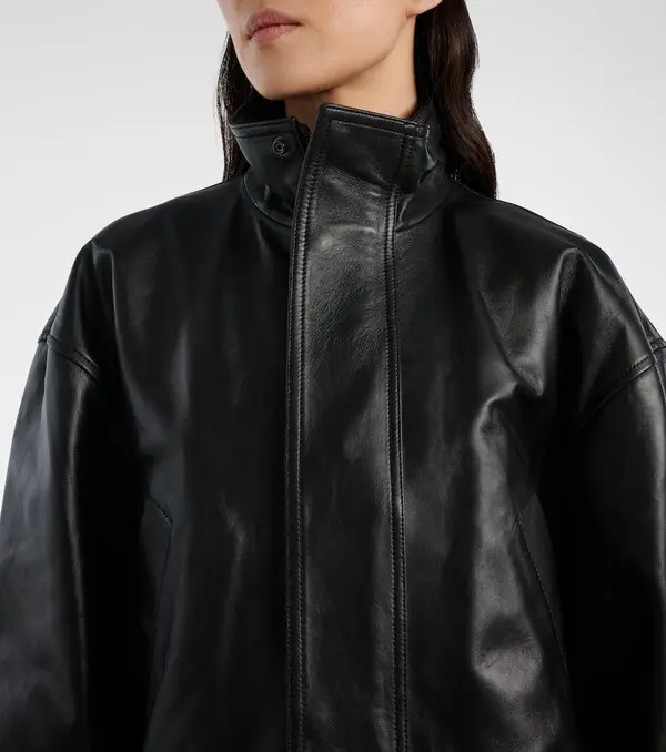 Balenciaga Leather Blouson - Black