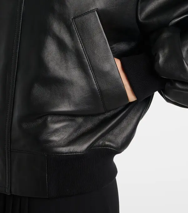Balenciaga Leather Blouson - Black