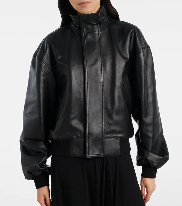 Balenciaga Leather Blouson - Black
