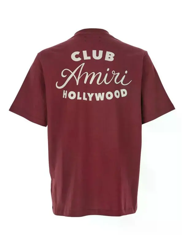 Amiri Lettering T-shirt - Red