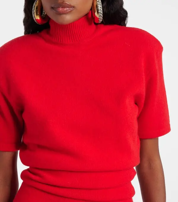 Jacquemus Knitted Wool And Cashmere Minidress